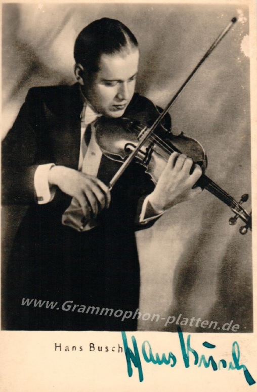 Foren / Orchesterleiter und Musiker / Hans Busch - Ergänzung ...